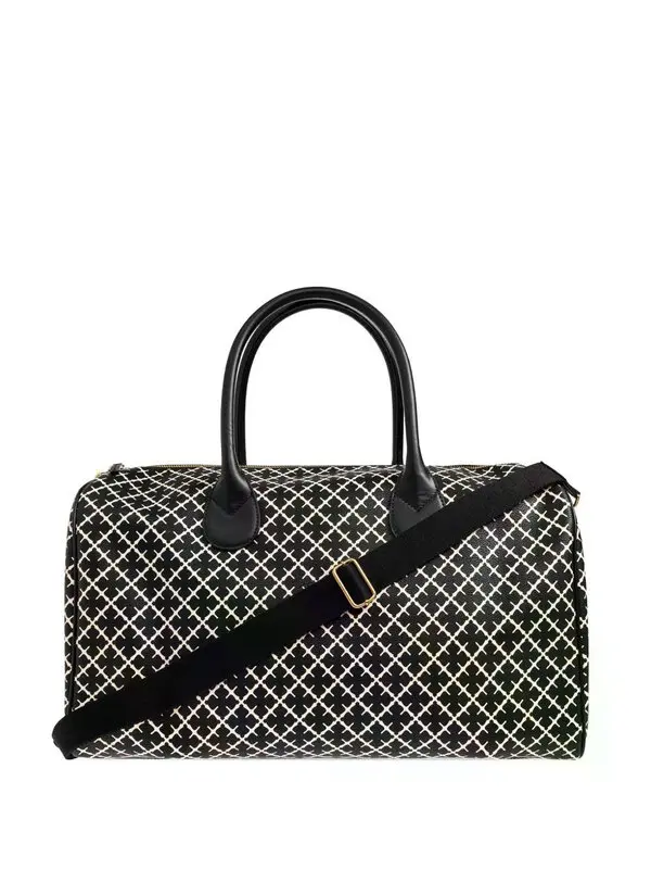 BY MALENE BIRGER Lullu Geometric Print Weekend Bag - Black