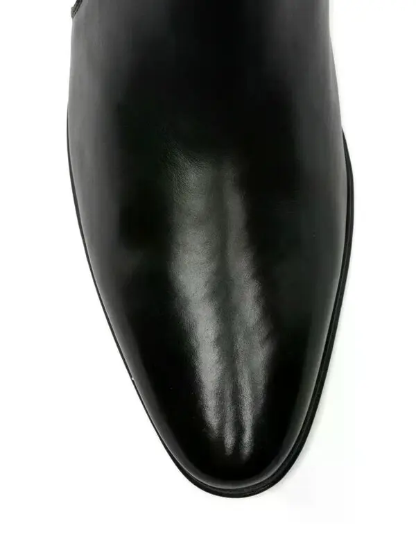 CENERE GB Buckle-strap Leather Boots