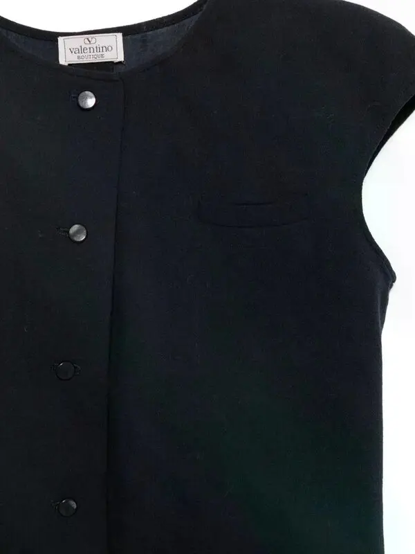 Valentino Garavani 1980s Button-up Midi Dress