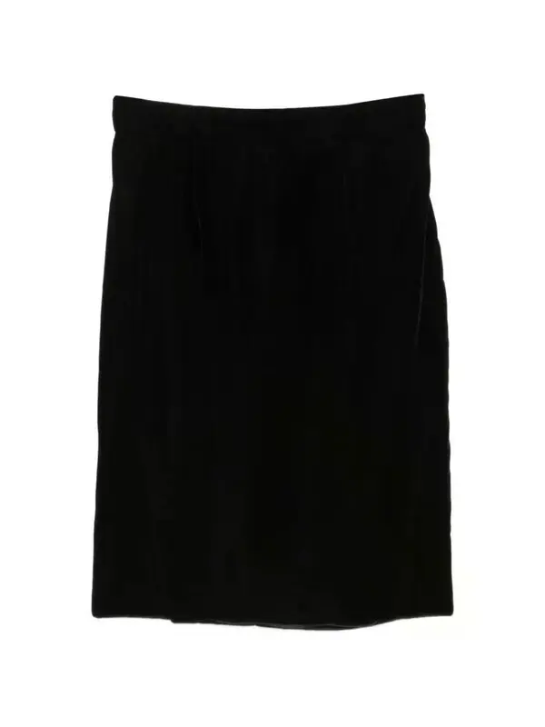 Valentino Garavani 1980s Zip-fastening Mini Skirt - Black