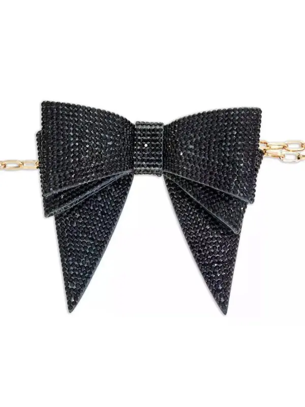 Judith Leiber Embellished Bow Belt