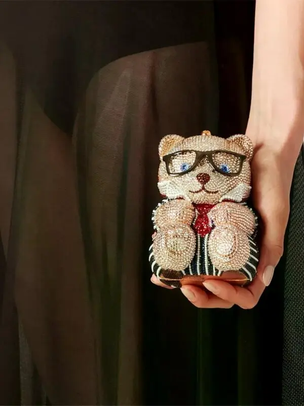 Judith Leiber Teddy Bear Clutch Bag