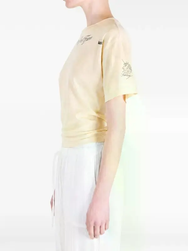 Balenciaga Graphic Print T-shirt - Neutrals