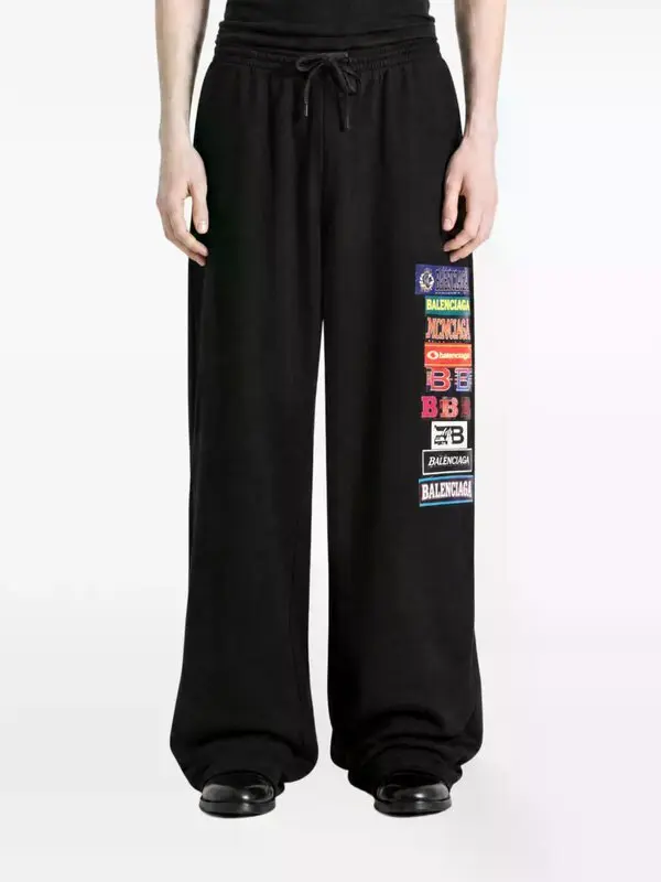 Balenciaga Logo-patch Drawstring Track Pants