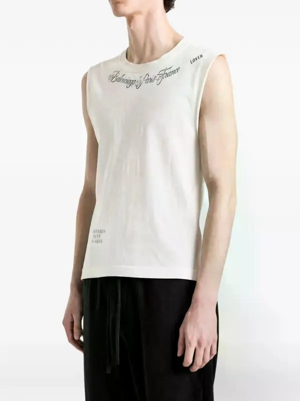 Balenciaga Graphic-print Tank Top