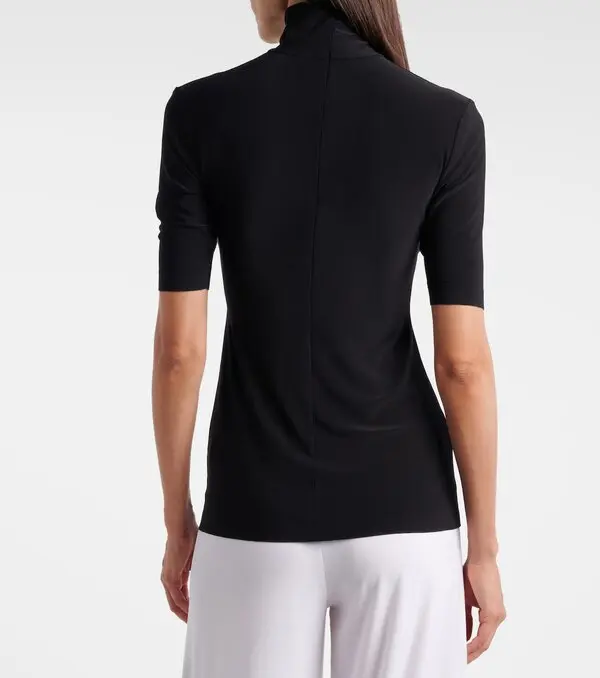 Norma Kamali Jersey Turtleneck Top