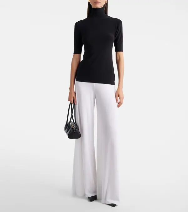 Norma Kamali Jersey Turtleneck Top