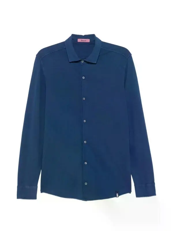 DRUMOHR Long-sleeve Button-up Shirt - Blue