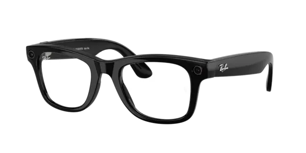 Ray-ban Meta Wayfarer - Clear,graphite Green
