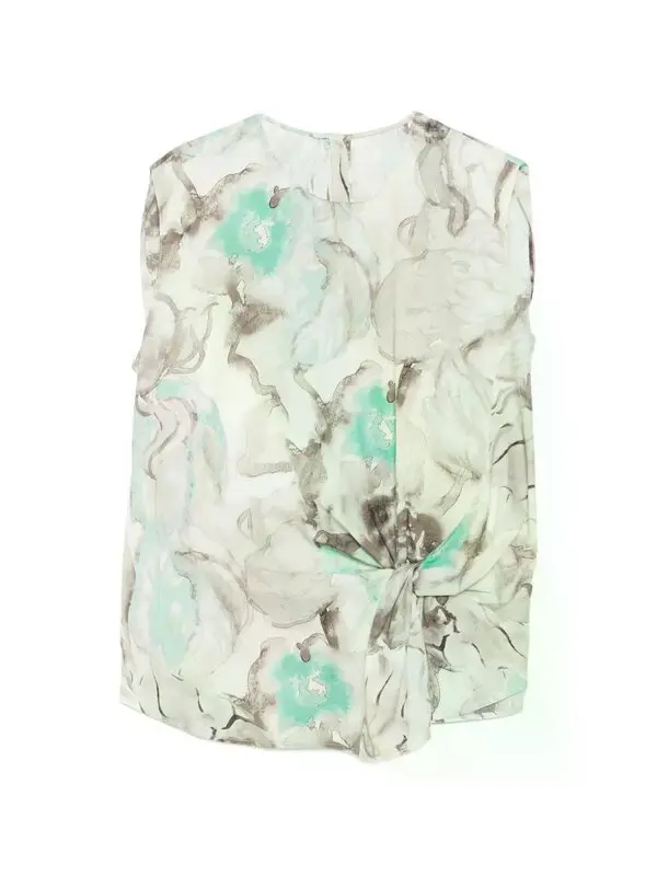 JNBY Twist-pleated Sleeveless Top