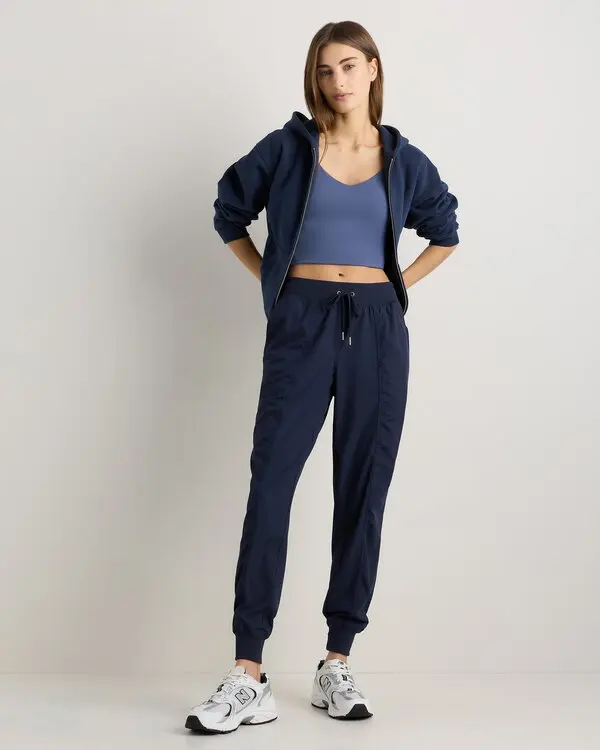 Quince Performance Tech Mid-rise Joggers - Deep Navy