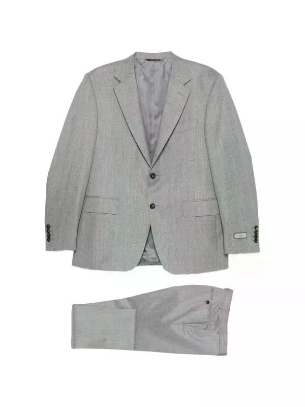 Canali Pinstripe Single-breasted Suit - Grey