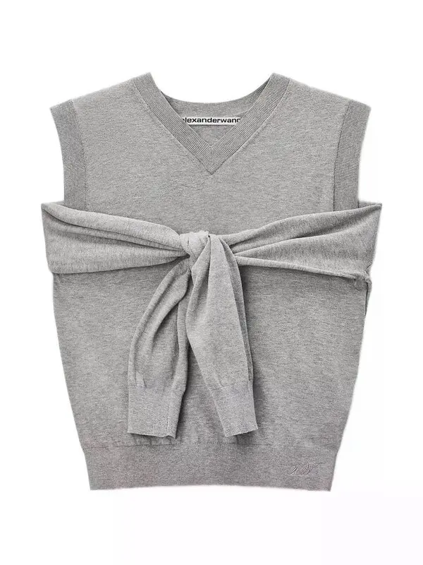 Alexander Wang V-neck Sweater Vest - Grey
