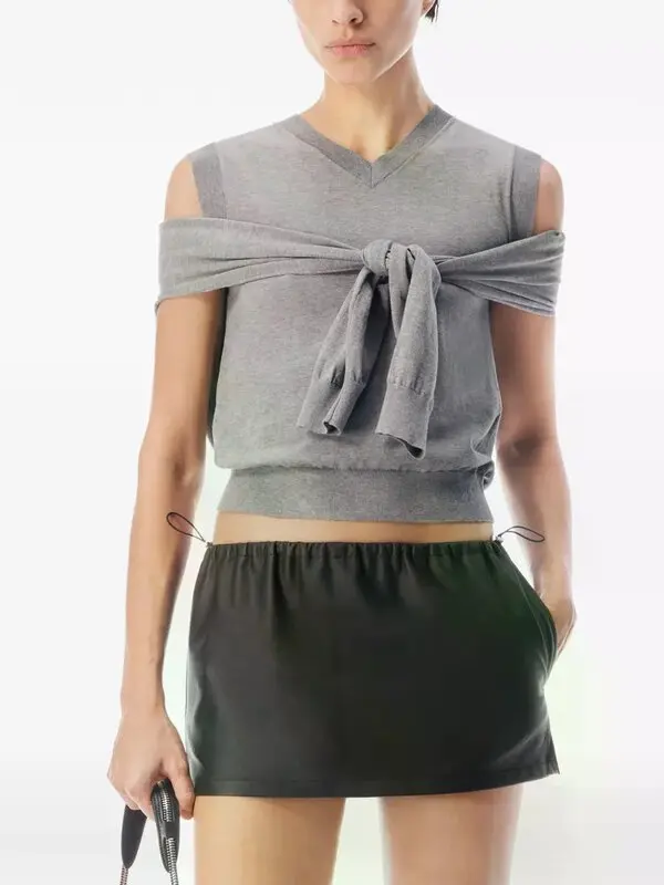 Alexander Wang V-neck Sweater Vest - Grey