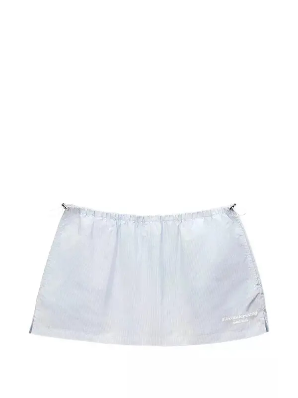 Alexander Wang Striped Mini Skort - Blue
