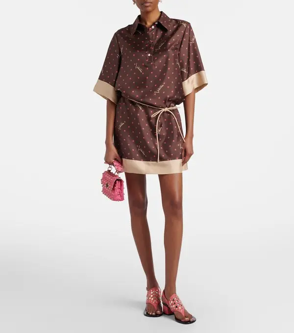 Valentino Garavani Studded Suede Thong Sandals