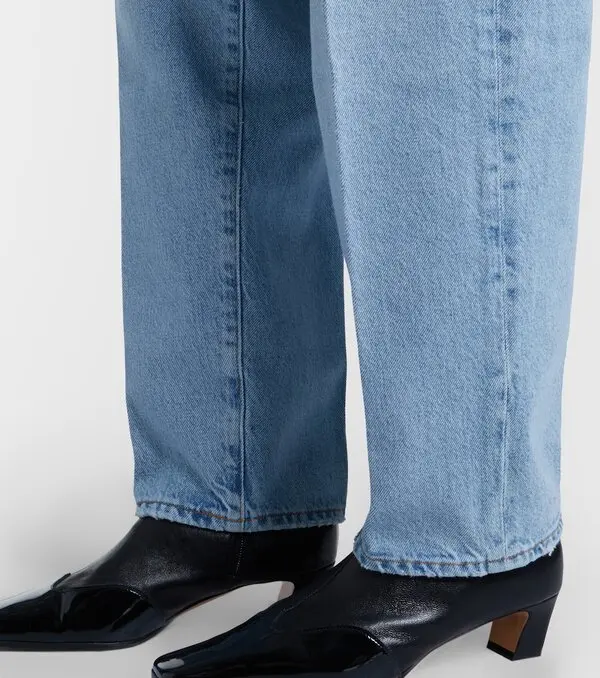AGOLDE Nate Tapered Jeans In Addition - Blue