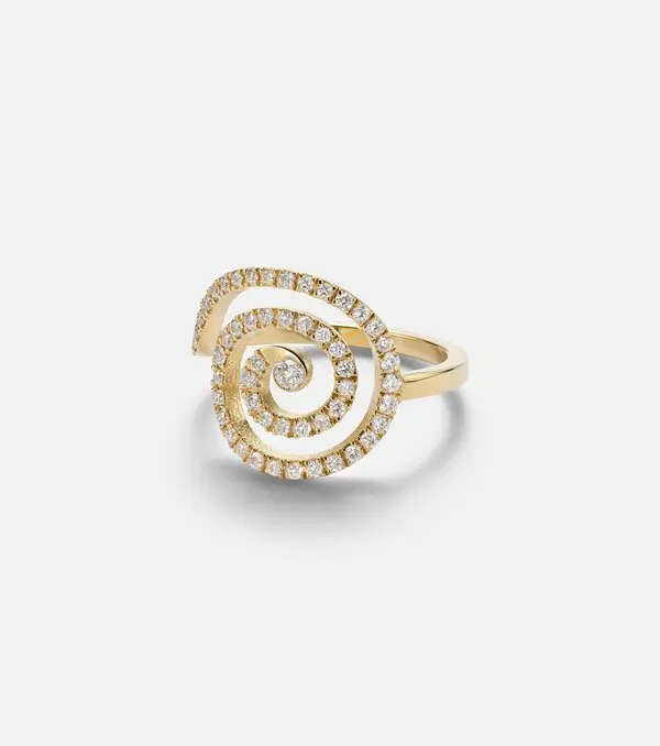 Ileana Makri Spira 18kt Diamond Ring - Gold