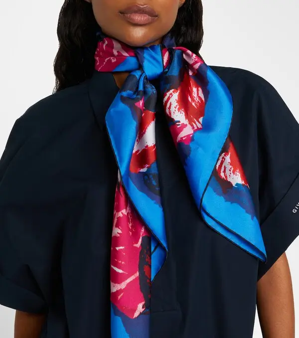 Givenchy Printed Silk Scarf