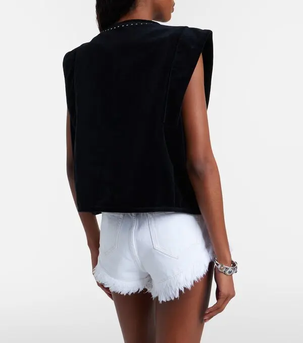 Isabel Marant Étoile Eneidala Denim Shorts - White