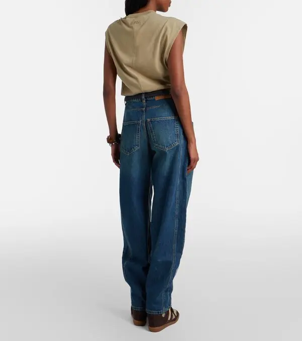Isabel Marant Étoile Lishaga Barrel-leg Jeans