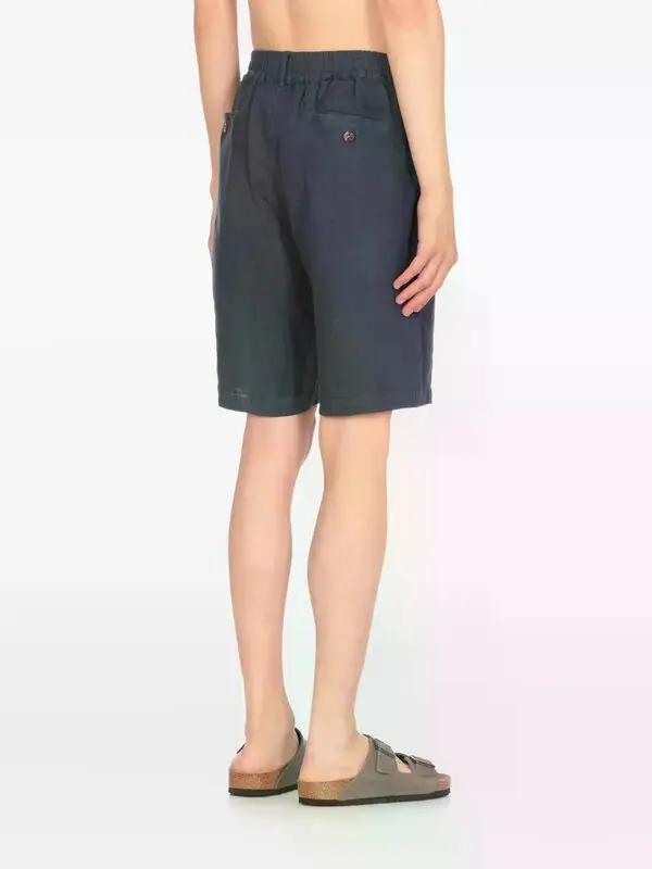 MC2 SAINT BARTH Ischia Linen Bermuda Shorts