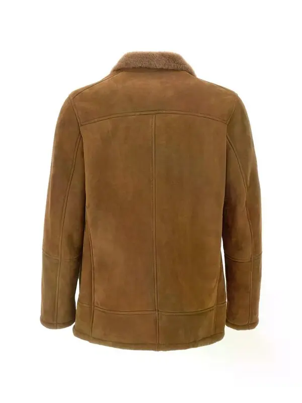 VOLFAGLI FIRENZE Double-breasted Shearling Jacket