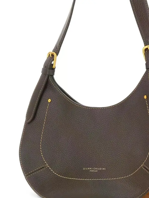 GIANNI CHIARINI Gabry Leather Shoulder Bag