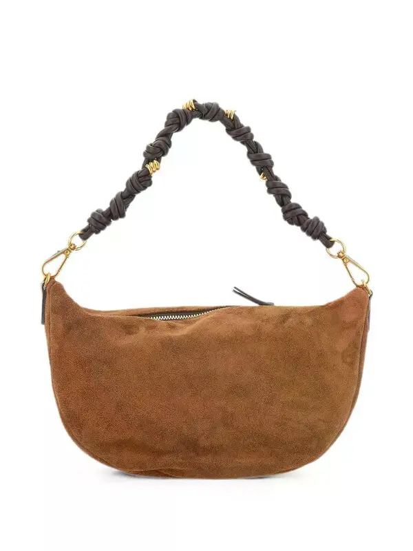 GIANNI CHIARINI Cleo Suede Shoulder Bag