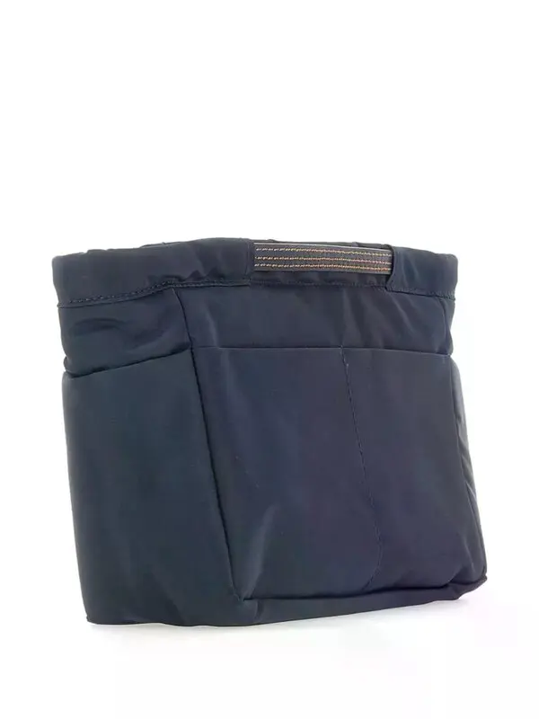 GIANNI CHIARINI Contrast-stitching Clutch Bag