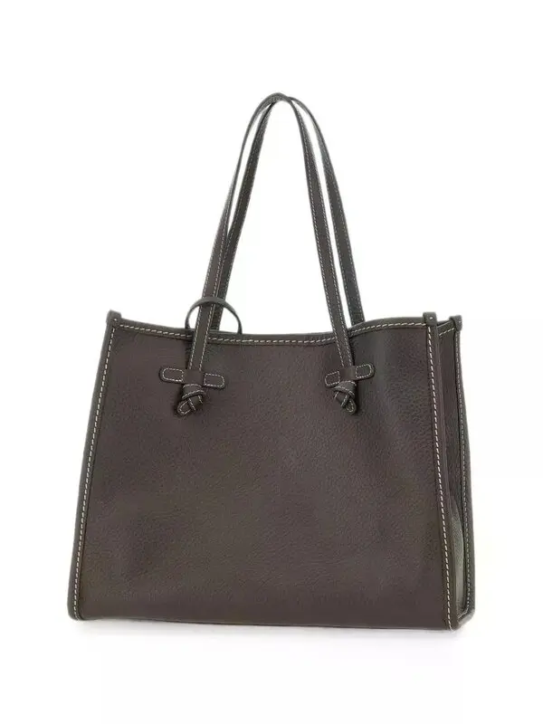 MARCELLA CLUB Marcella Knot-detail Leather Tote Bag