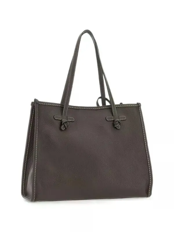 MARCELLA CLUB Marcella Knot-detail Leather Tote Bag