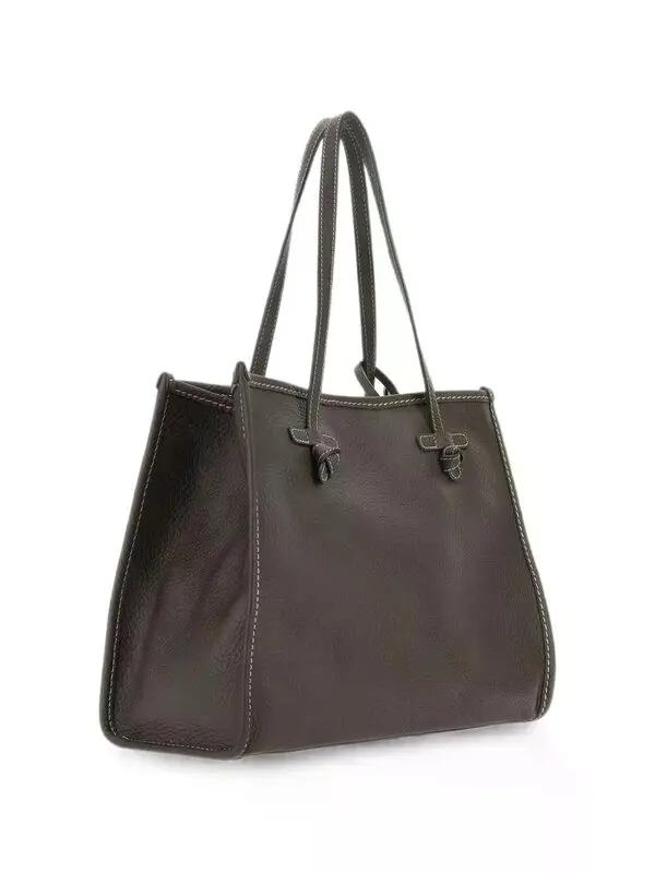 MARCELLA CLUB Marcella Knot-detail Leather Tote Bag