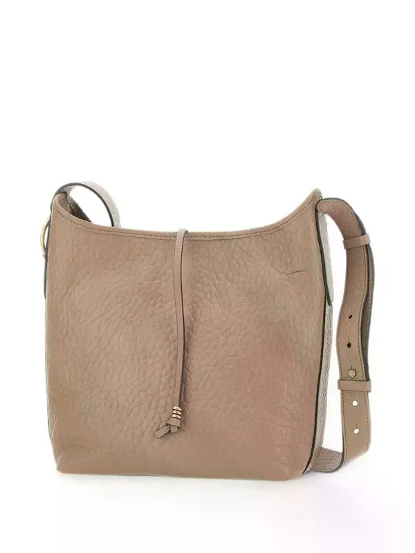 GIANNI CHIARINI Carla Grain Leather Shoulder Bag