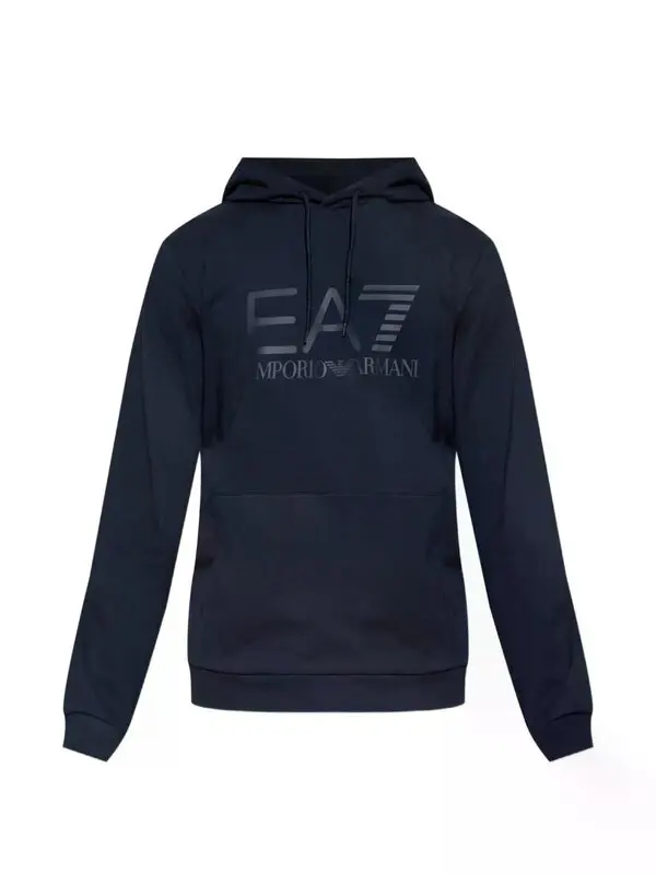 EA7 Emporio Armani Logo-print Drawstring Hoodie