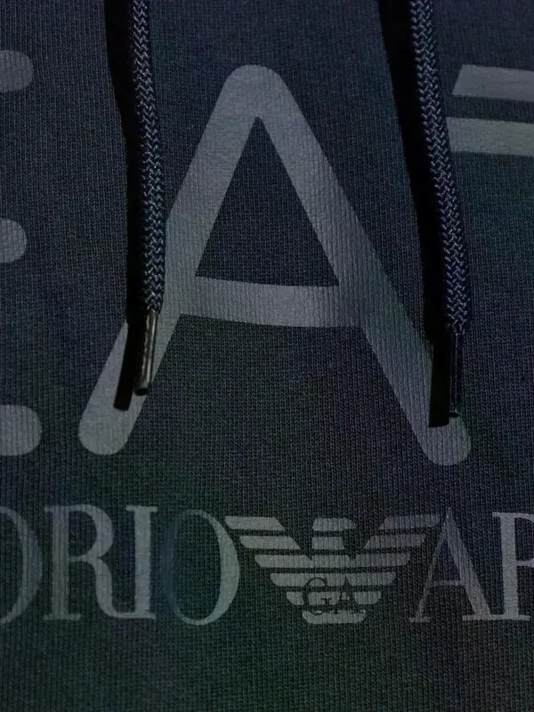 EA7 Emporio Armani Logo-print Drawstring Hoodie