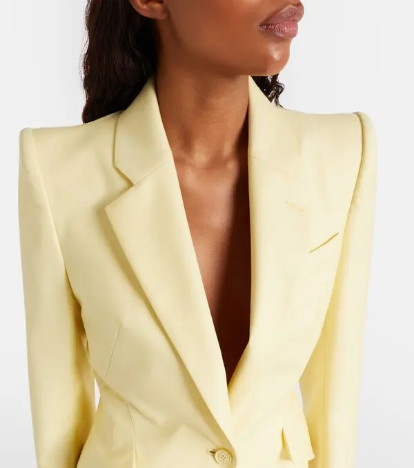 Alexander McQueen Wool Single-breasted Blazer