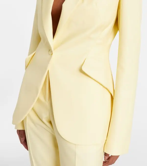 Alexander McQueen Wool Single-breasted Blazer
