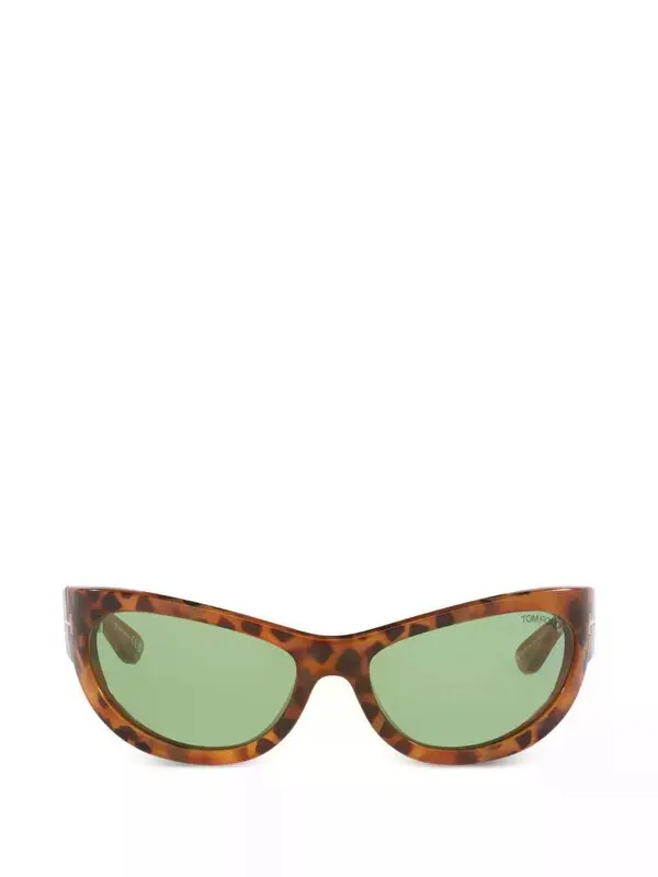 TOM FORD Leona-02 Cat-eye Sunglasses - Brown