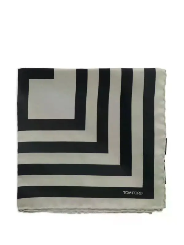 TOM FORD Geometric-print Pocket Square
