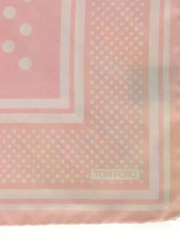 TOM FORD Polka-dot Silk Pocket Square