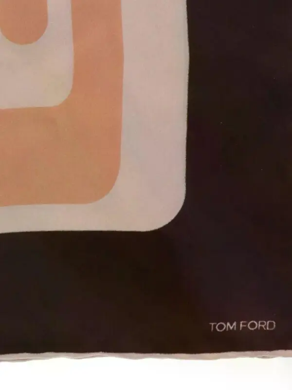 TOM FORD Geometric-print Pocket Square