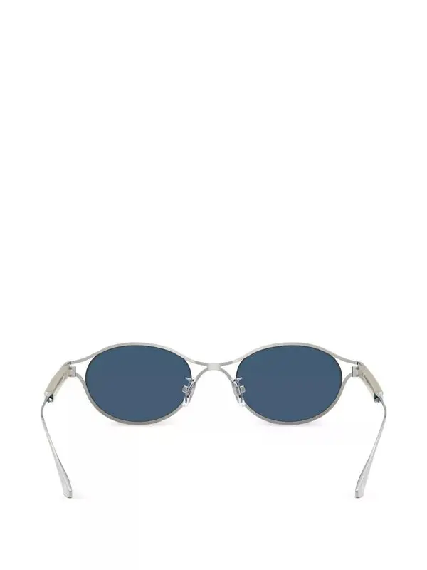 Tory Burch Deco Oval-frame Sunglasses