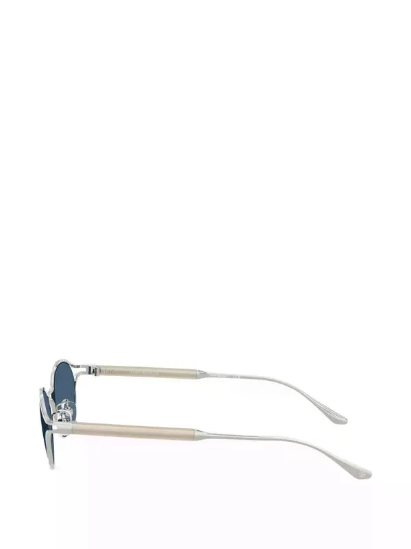 Tory Burch Deco Oval-frame Sunglasses