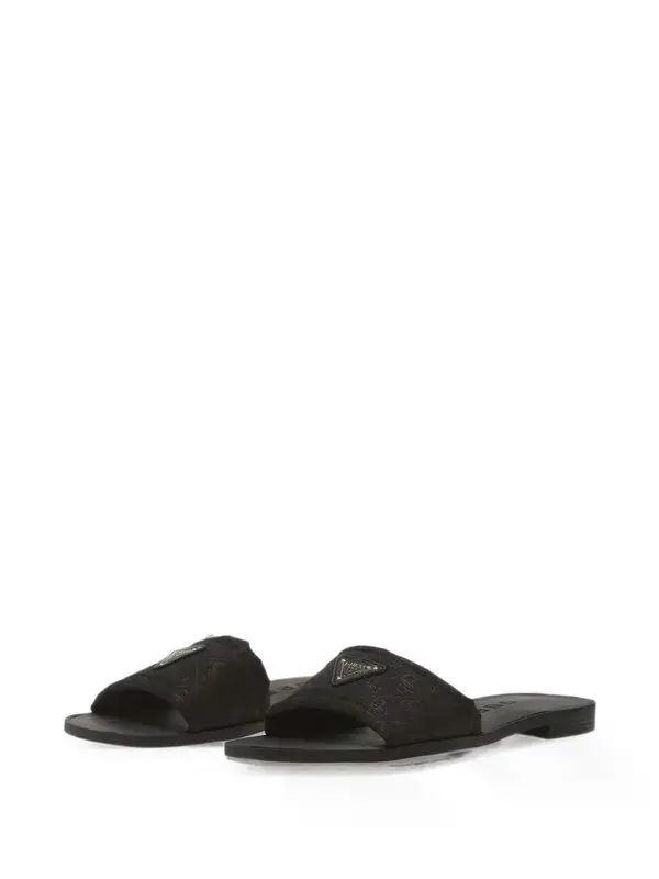 Guess Elysone Logo-print Flat Sandals