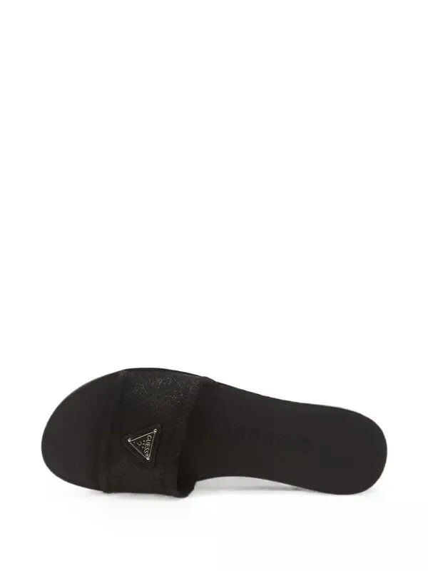 Guess Elysone Logo-print Flat Sandals