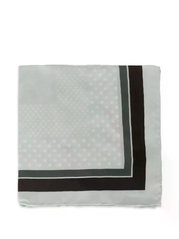 TOM FORD Polka Dot-print Pocket Square - Neutrals