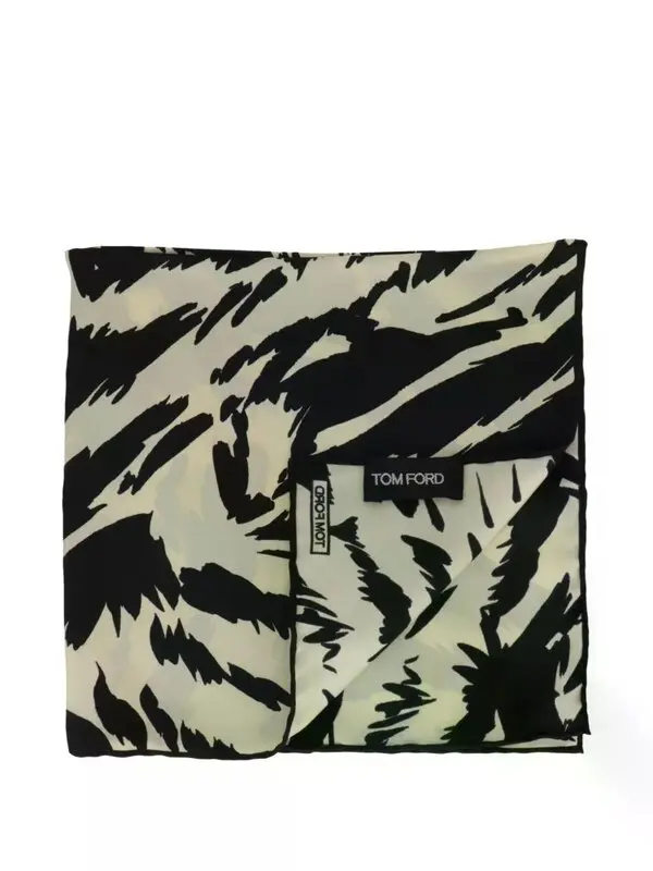 TOM FORD Abstract-print Pocket Square