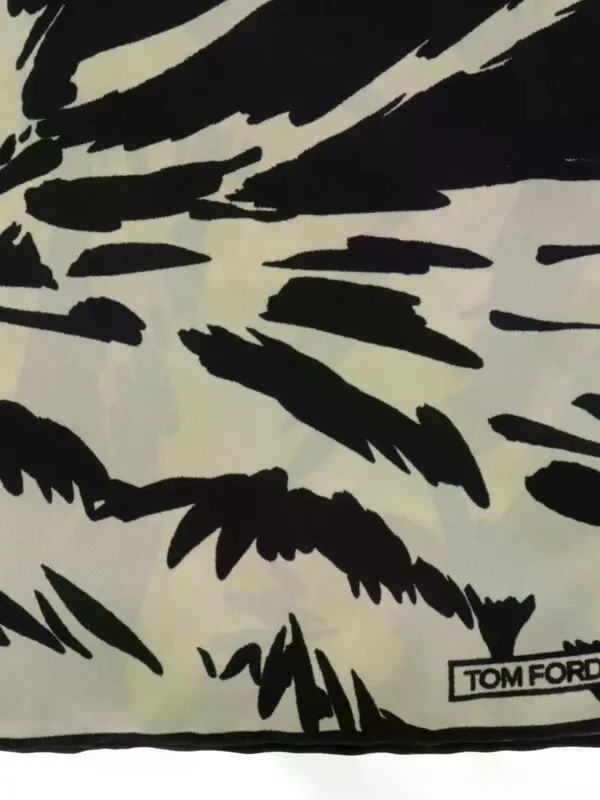 TOM FORD Abstract-print Pocket Square