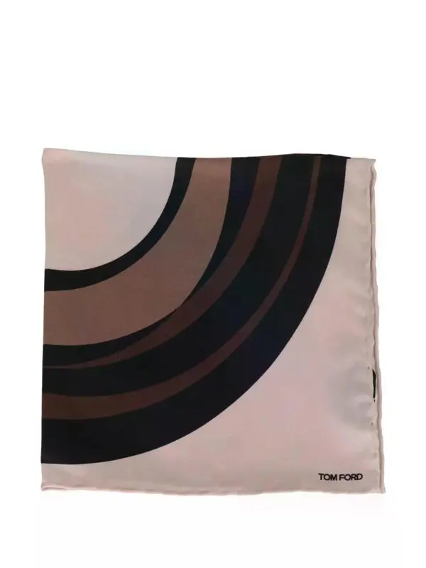 TOM FORD Geometric-print Pocket Square